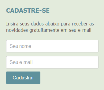 Formulário de cadastro - @MediaPost